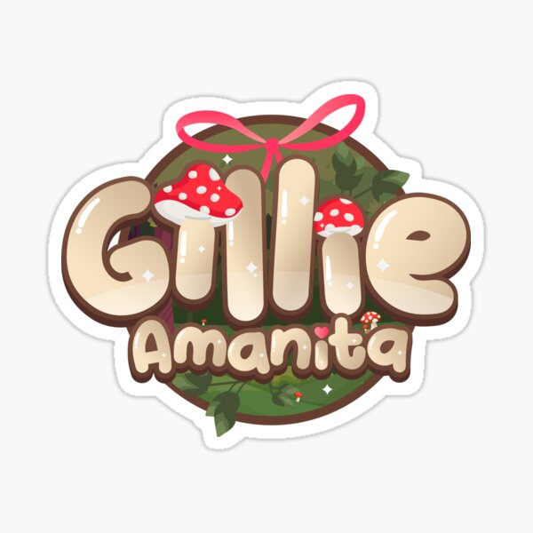 "Gillie Logo" Sticker for Sale by gillieamanita | Redbubble