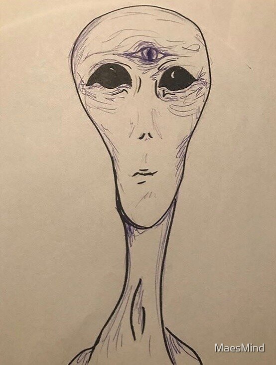 "Third Eye Alien Sight" by MaesMind | Redbubble