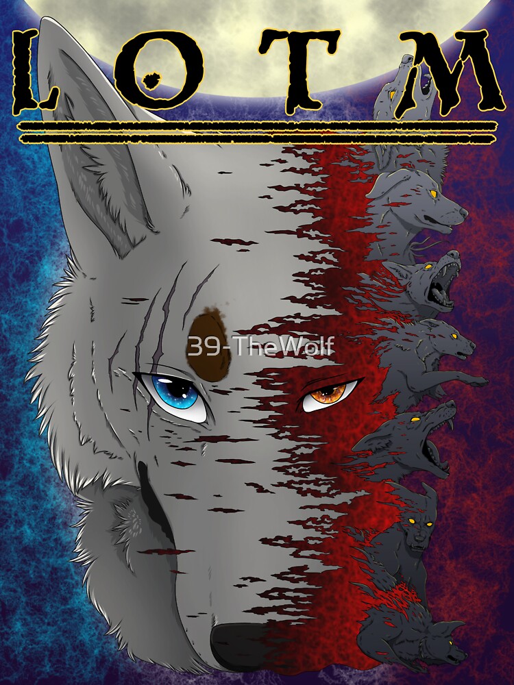 "LOTM Cover Art with Title" Sticker for Sale by 39-TheWolf | Redbubble