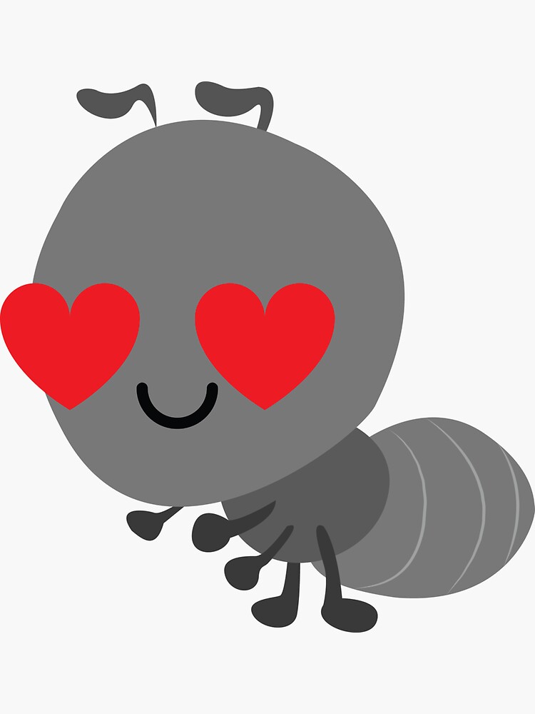"Ant Emoji " Sticker for Sale by HippoEmo | Redbubble