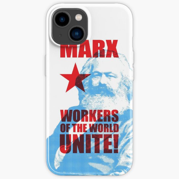 "Karl Marx Workers of the World Unite!" iPhone Case for Sale by ...