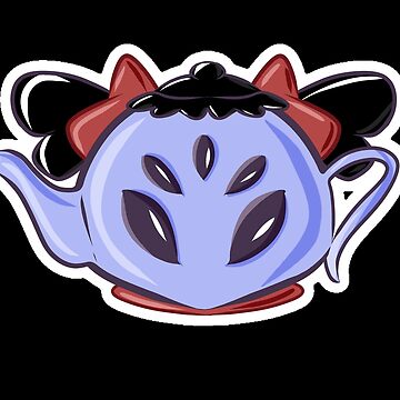 "Undertale Muffet Teapot" Sticker for Sale by SimplyAlexeiArt | Redbubble