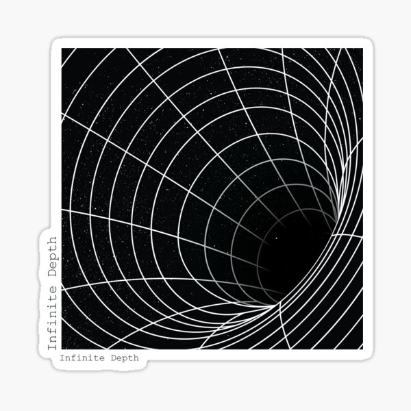 "infinite depth" Sticker for Sale by naormystical | Redbubble
