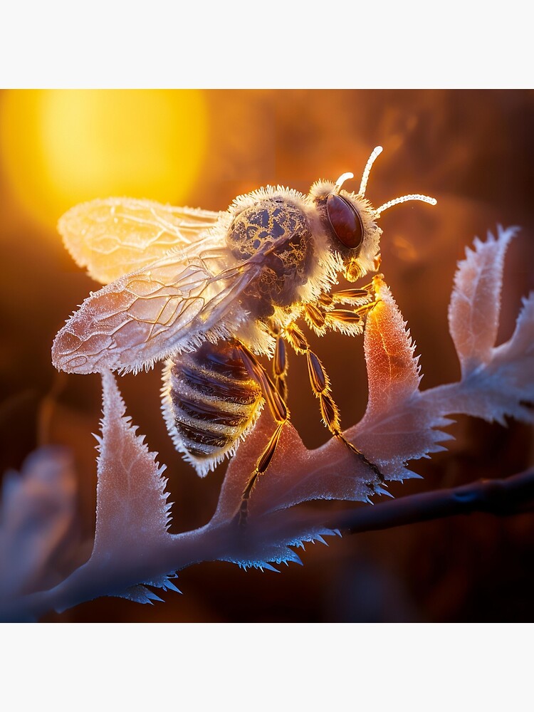 "Frozen bee" Poster for Sale by daysleeper1001 | Redbubble