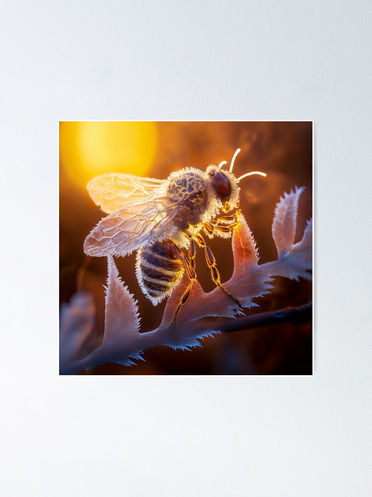 "Frozen bee" Poster for Sale by daysleeper1001 | Redbubble