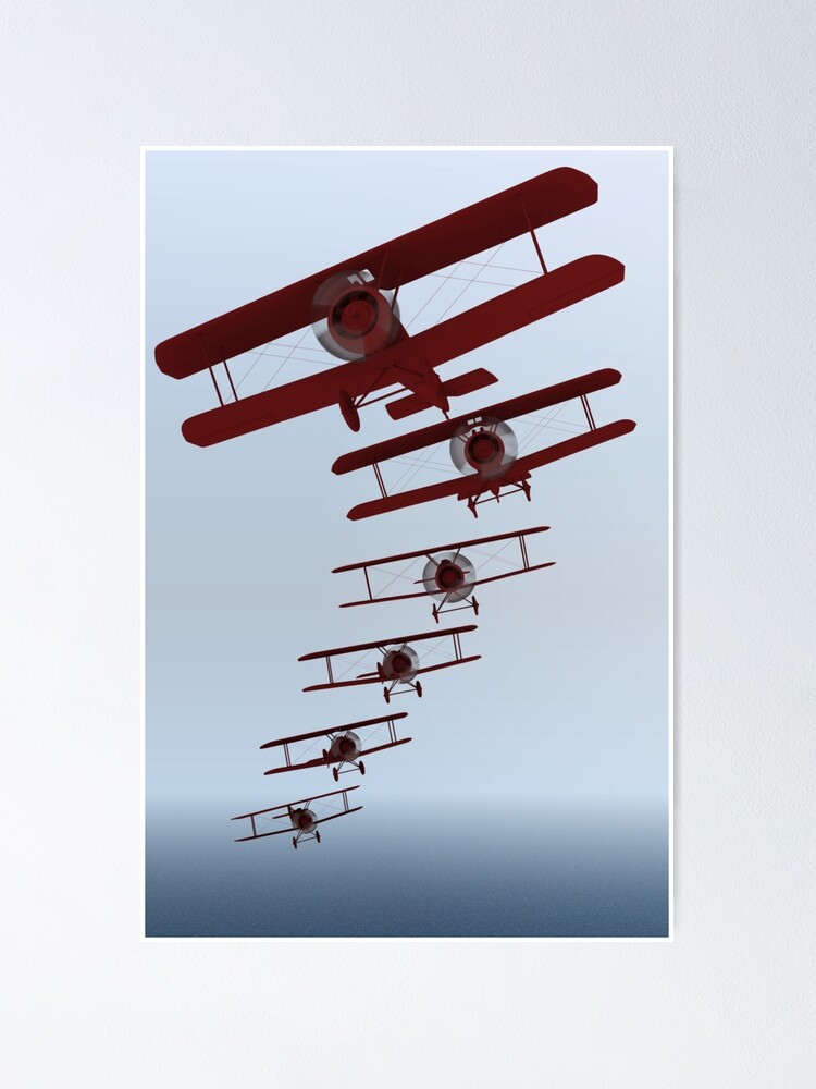 "Retro Biplane" Poster by Packrat | Redbubble