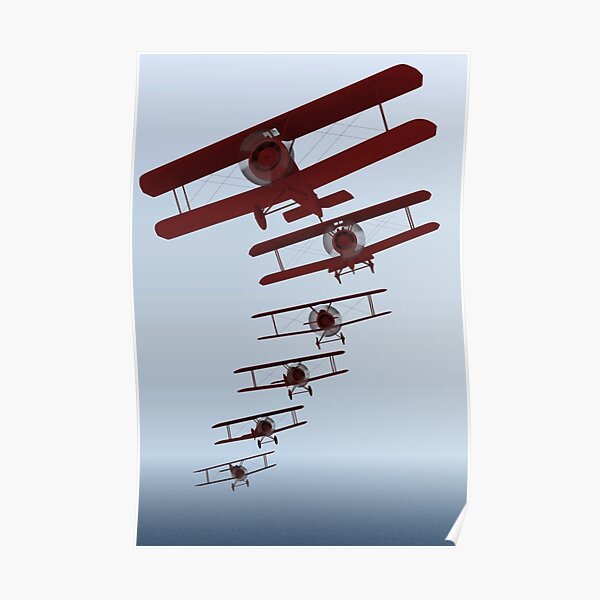 "Retro Biplane" Poster by Packrat | Redbubble