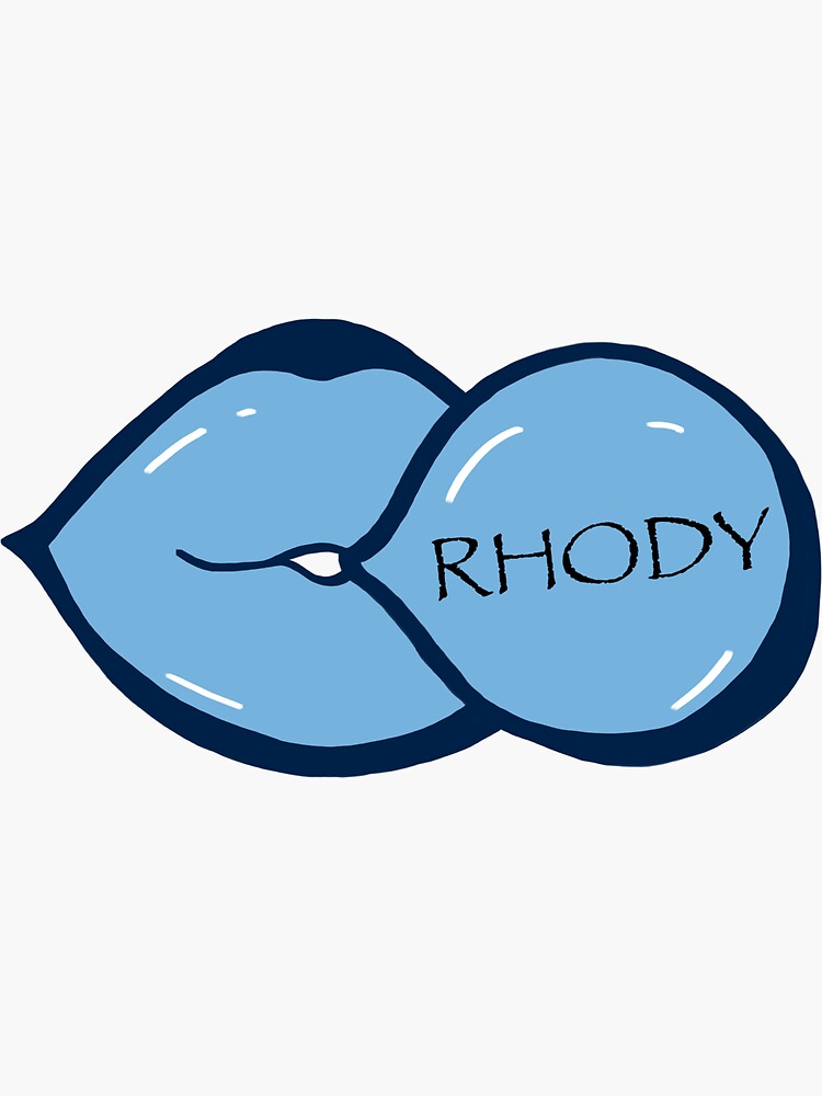"Rhody Bubble Gum Lips" Sticker for Sale by Izobell | Redbubble