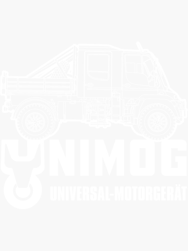 "Unimog U 1300L, Tractor,Tractor,Oldtimer,Bulldog" Sticker for Sale by ...