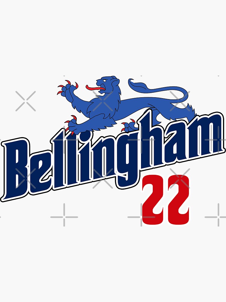 "Bellingham" Sticker for Sale by Undefeatd | Redbubble