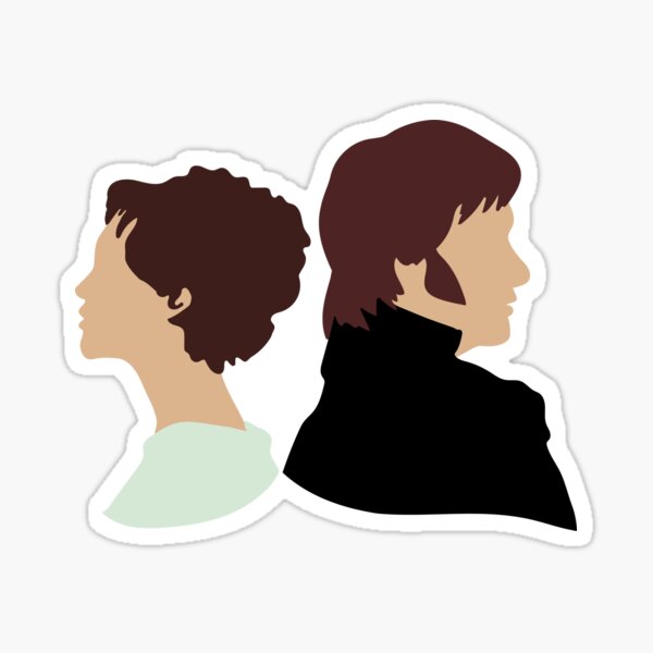 "Pride & Prejudice, Mr. Darcy and Elizabeth Bennet" Sticker for Sale by ...
