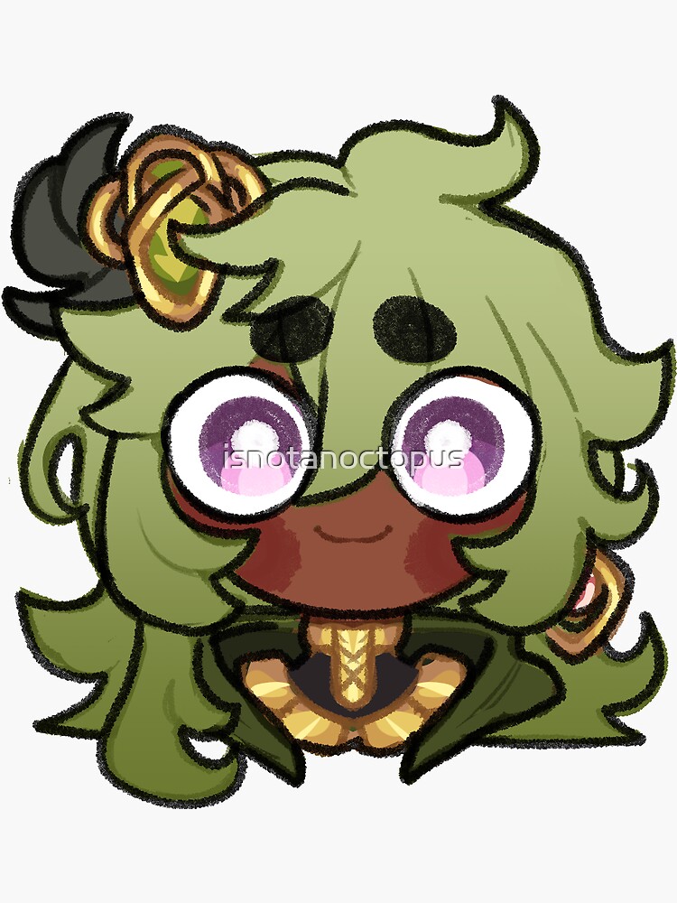 "Collei Genshin Chibi" Sticker for Sale by isnotanoctopus | Redbubble