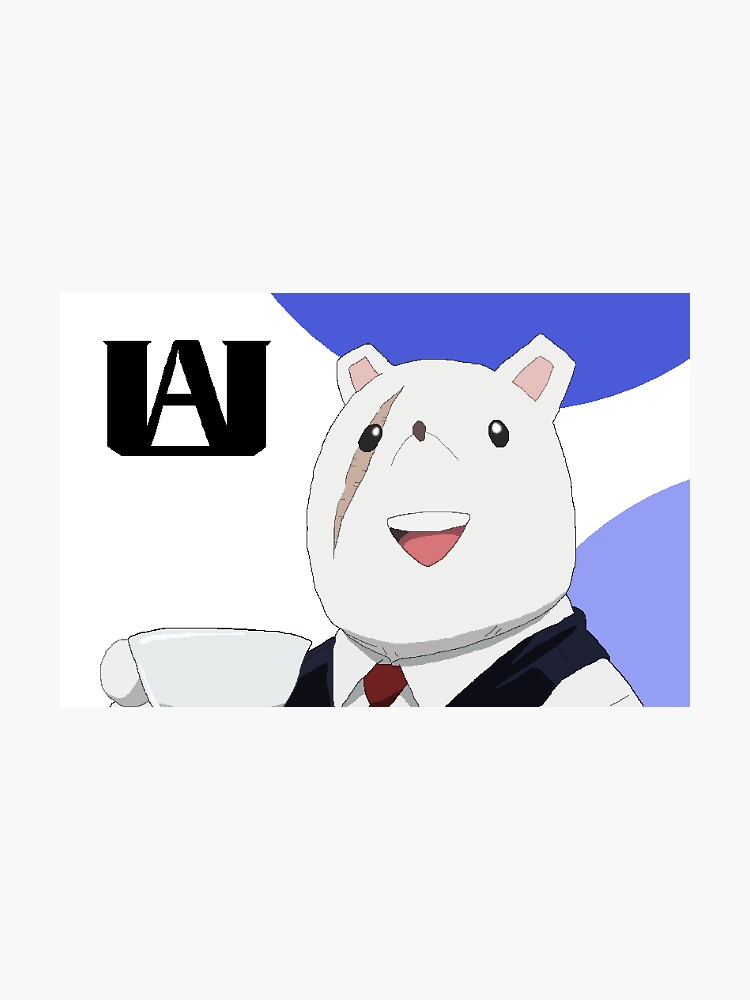 "Principal Nezu" Sticker for Sale by OdysseysMuse | Redbubble