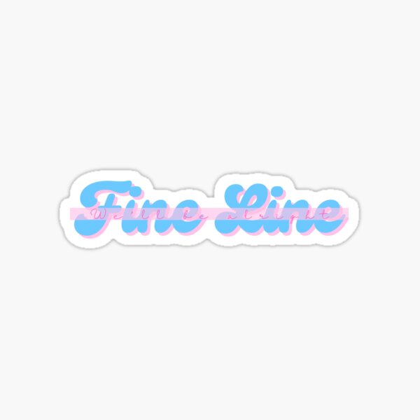 "Fine Line - Harry Styles" Sticker for Sale by hannahmariej | Redbubble