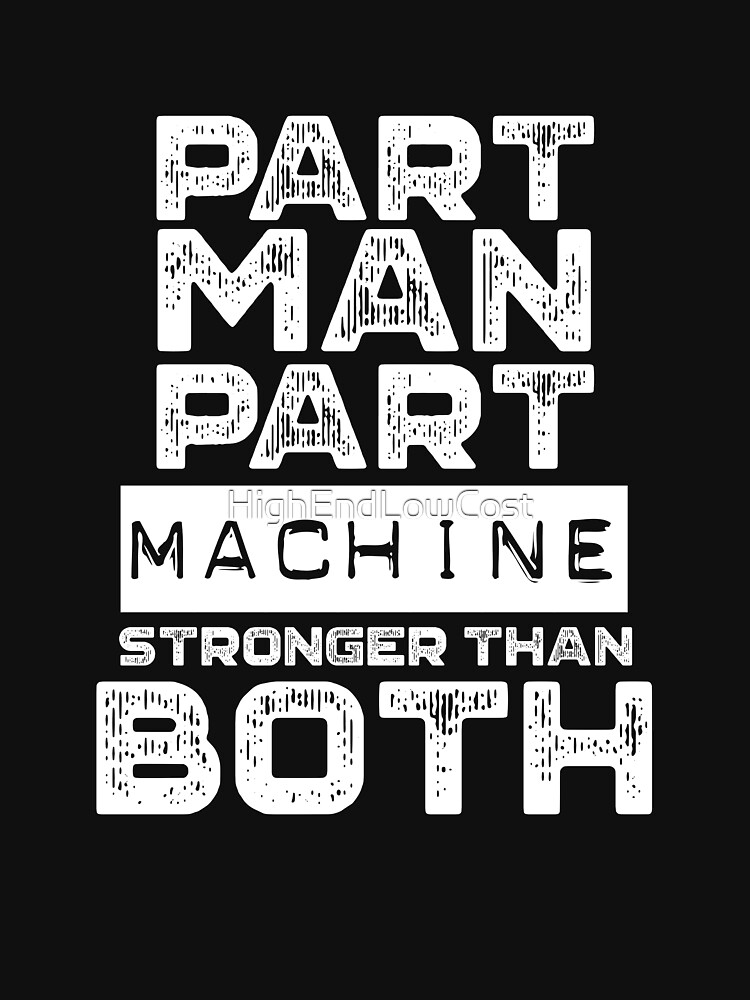 "Part Man Part Machine Stronger Than Both Amputee T-Shirt " Essential T ...
