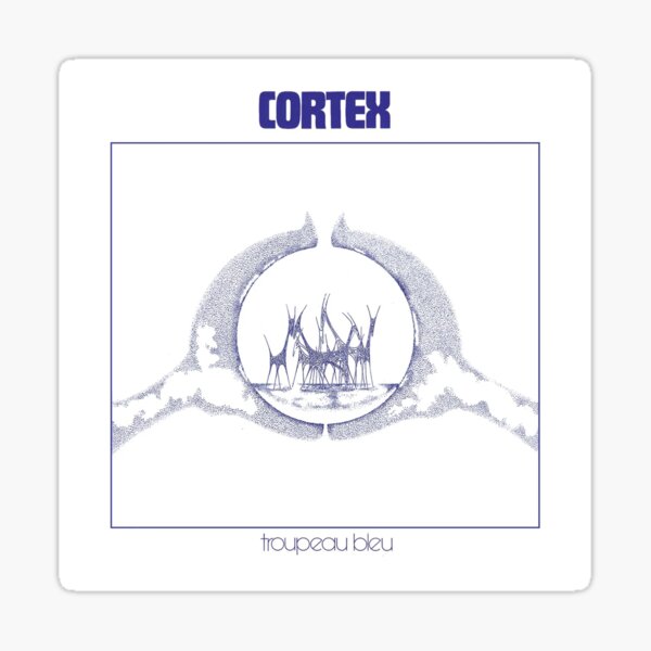 "Cortex - Troupeau Bleu" Sticker for Sale by dunkculture | Redbubble