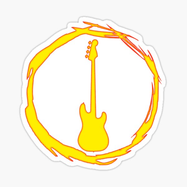 "Bass Logo" Sticker for Sale by wasisnt | Redbubble