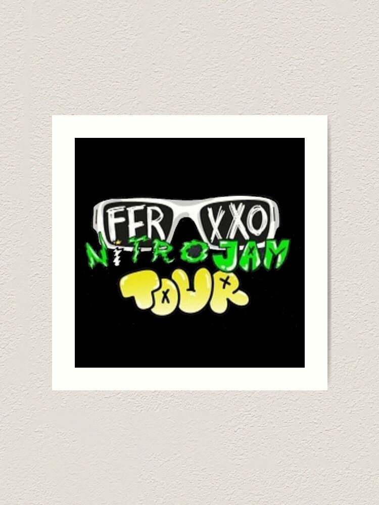 "T-shirt logo Ferxxo Nitro Jam Tour de Feid official feid merch" Art ...