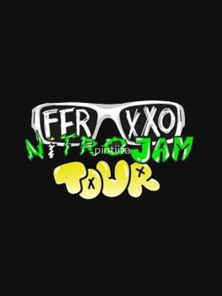 "T-shirt logo Ferxxo Nitro Jam Tour de Feid official feid merch" T ...