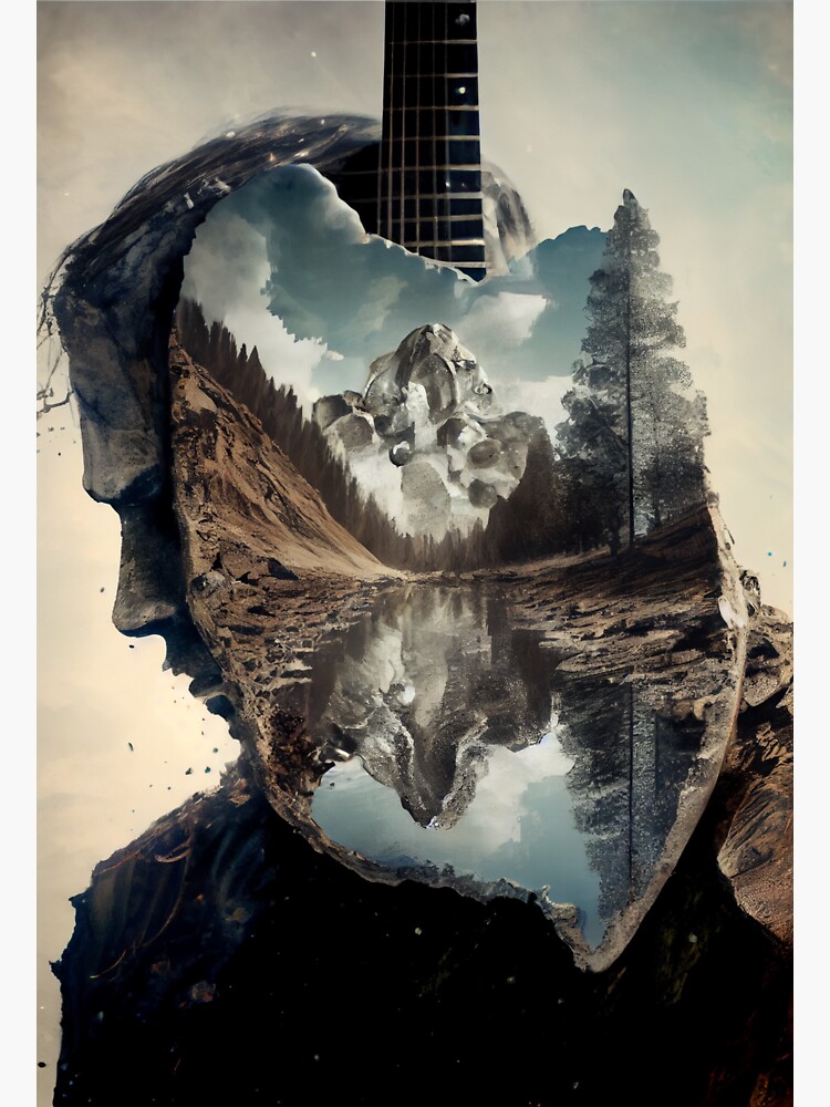 "Elisha and the Axe Head Double Exposure" Sticker for Sale by ...