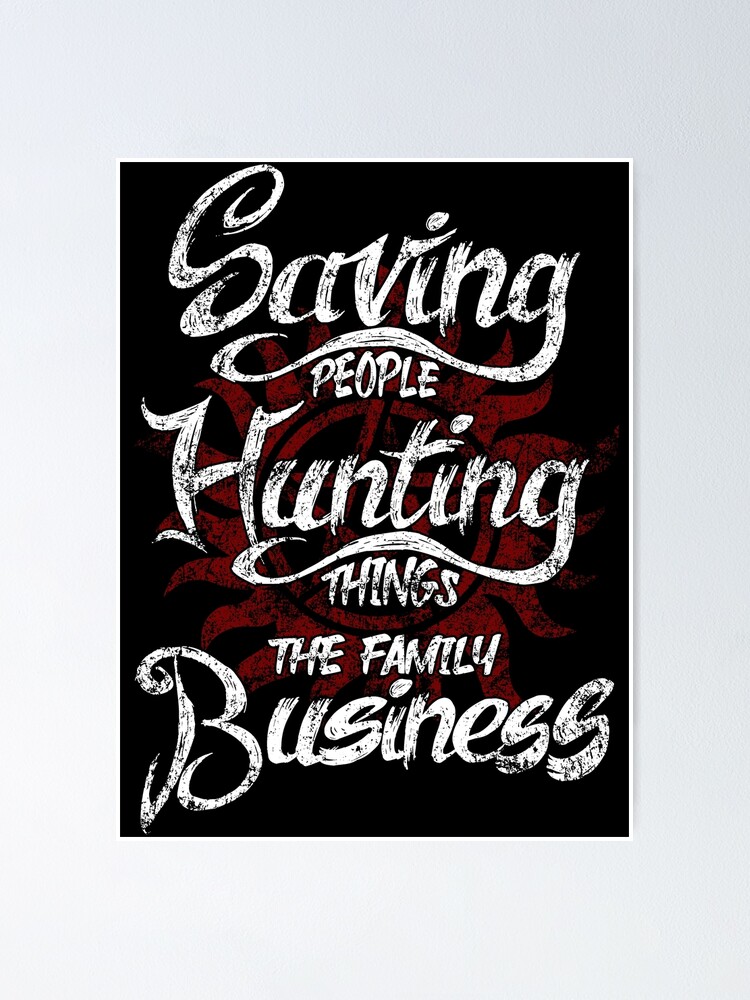 "The Family Motto" Poster by Happy-Llama-Art | Redbubble