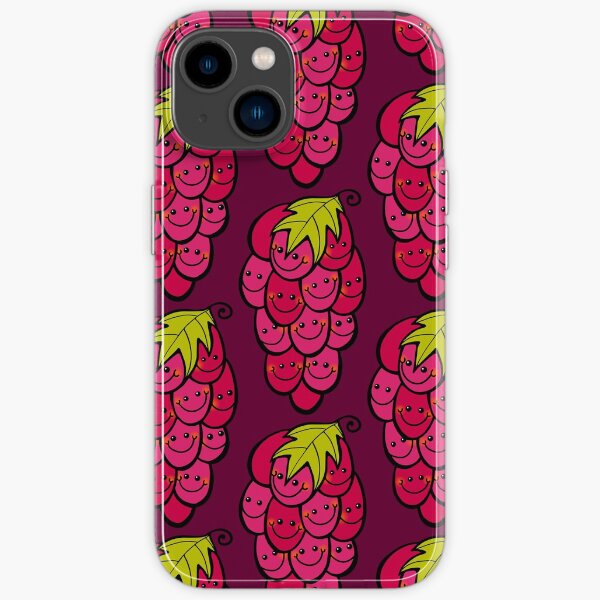 "Happy Red Grape Vine Doodle" iPhone Case for Sale by Prawny | Redbubble