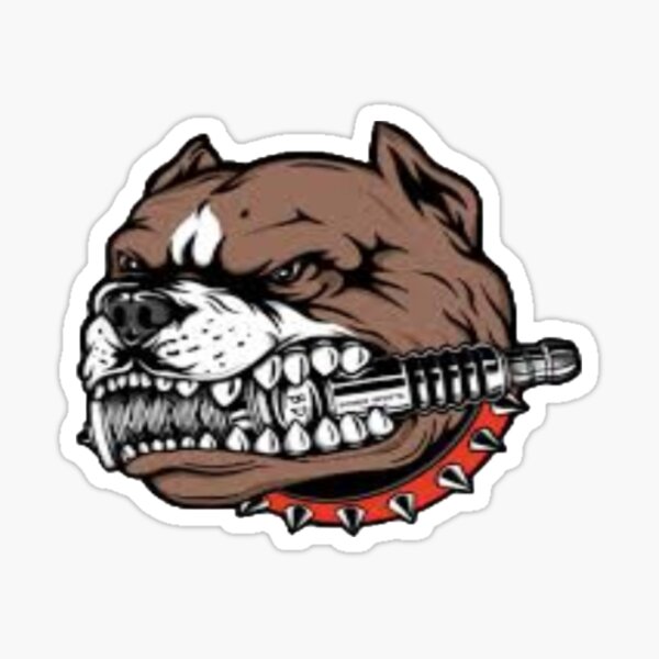 "Dog Animated Logo Stickers" Sticker for Sale by shop-master910 | Redbubble