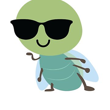 "Fly Emoji " Sticker for Sale by HippoEmo | Redbubble