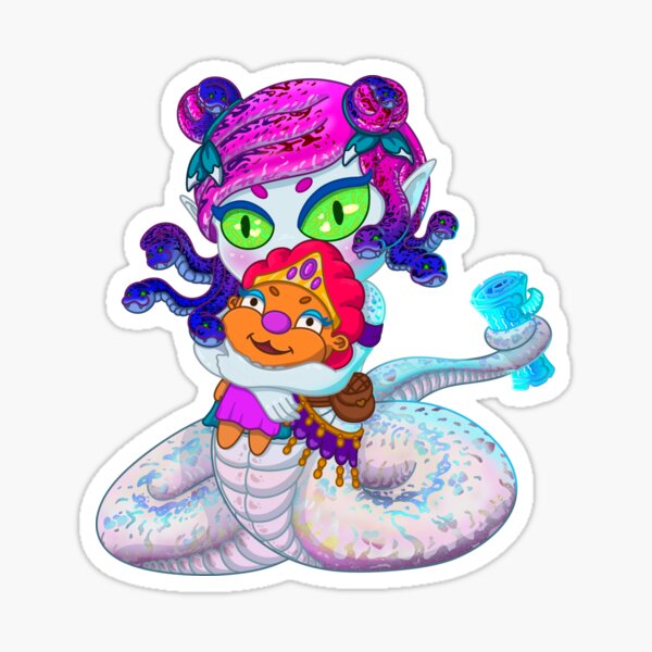 "gorgon - Cryptid Buddies #39" Sticker for Sale by thecryptidcafe ...