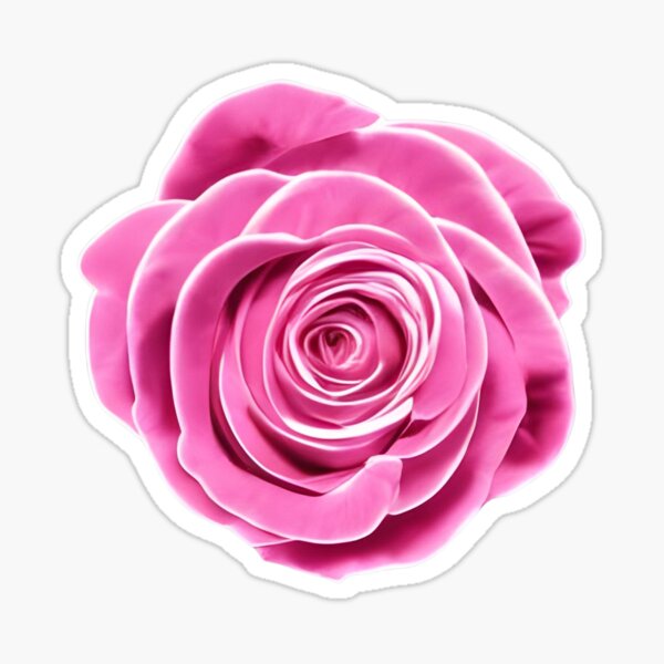 "Rose outline artwork" Sticker for Sale by gramizzia | Redbubble