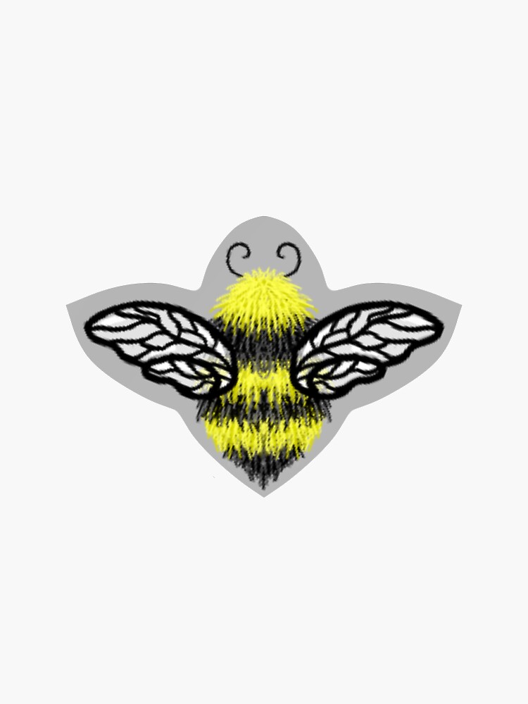 "Squishy Bumble Bee Sticker " Sticker for Sale by SquishyBeeArt | Redbubble