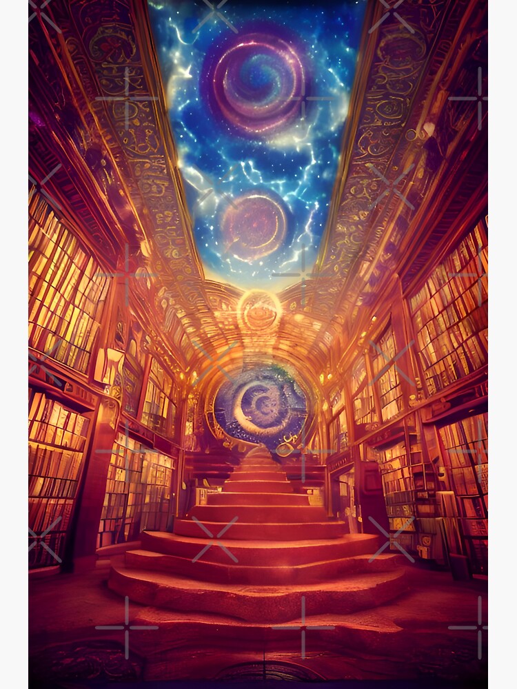 "Akashic Records Art" Sticker for Sale by HauntedWitch | Redbubble