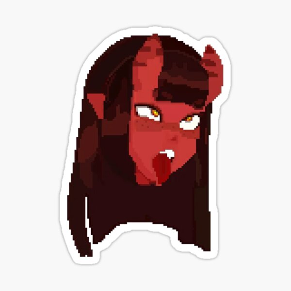 "Meru the succubus " Sticker for Sale by holidaygp | Redbubble