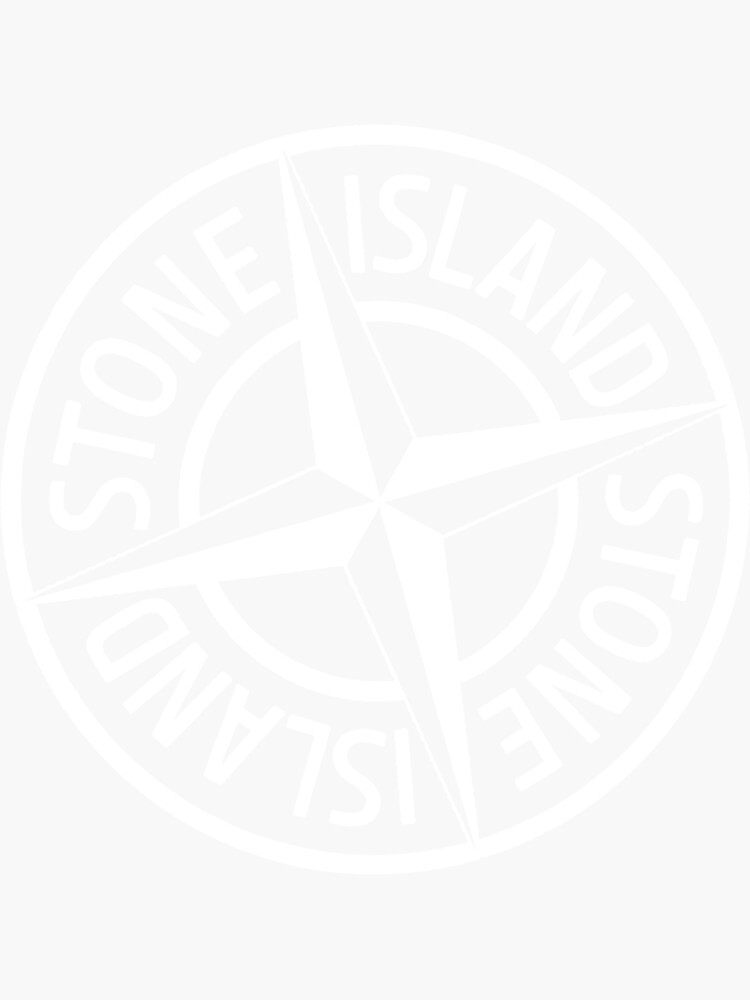 "outdoor-stone island-white" Sticker for Sale by bryleacxl | Redbubble