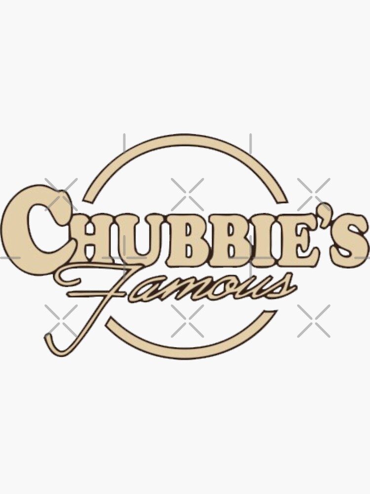 "Retro Chubbie's Famous, Philadelphia" Sticker for Sale by DLutfy ...