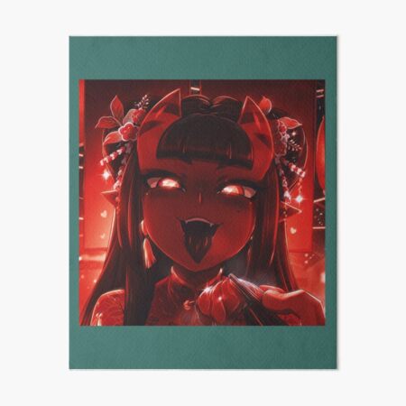 "meru the succubus beautiful " Art Board Print for Sale by holidaygp ...