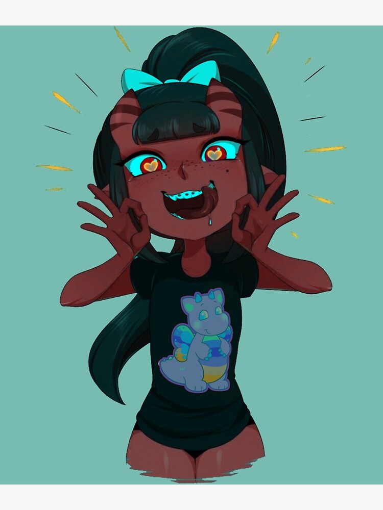 "Meru The Succubus " Poster for Sale by holidaygp | Redbubble