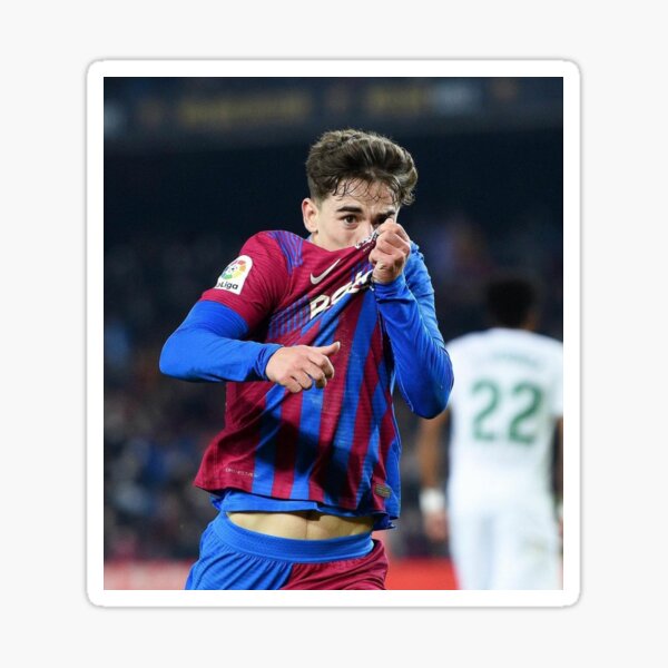 "Gavi " Sticker for Sale by GafarGaffi | Redbubble