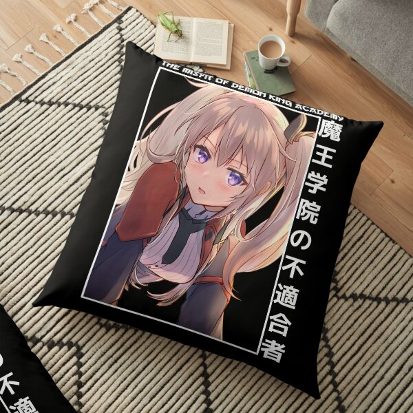 Sasha Necron The Misfit Of Demon King Academy Anime Girl Waifu Fanart Floor Pillow For Sale By