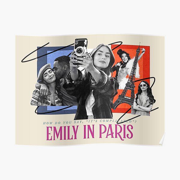 "Emily In Paris Comedy Tv Series" Poster for Sale by trondoloe0 | Redbubble