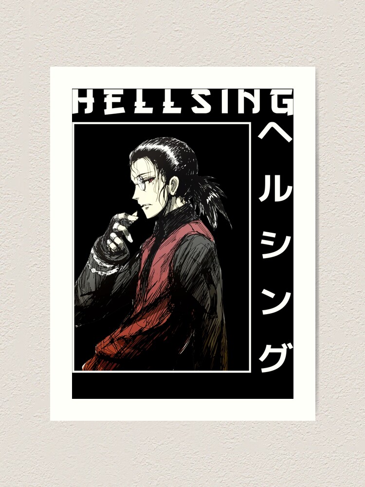 "Walter C Dornez Hellsing Anime Girl Waifu Fanart" Art Print for Sale ...
