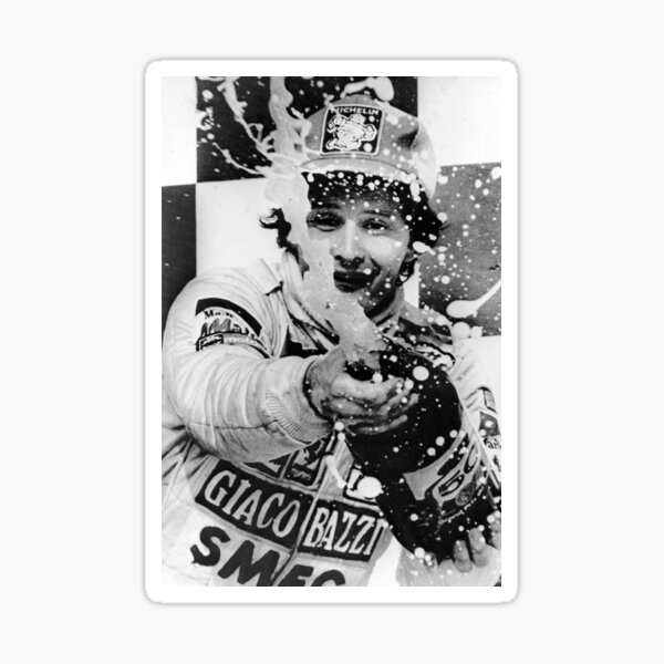 "GILLES VILLENEUVE PILOT FORMULA" Sticker for Sale by armanmaulanaart ...