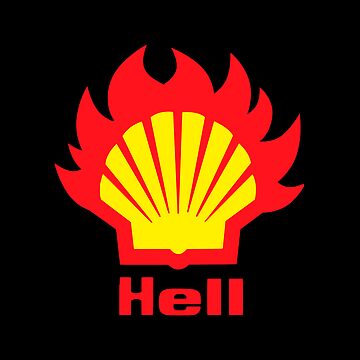 "SHELL HELL - Shell Logo Parody (HELL)" Poster for Sale by BigRolly ...