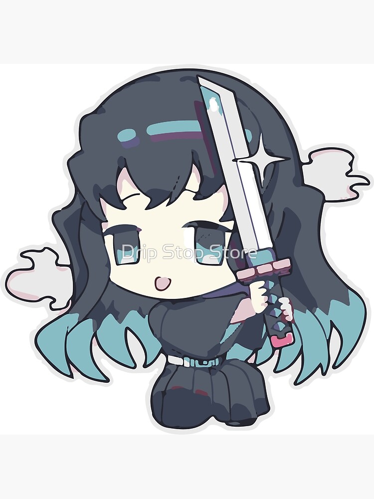 "Chibi Muichiro - Demon Slayer" Poster for Sale by traveen | Redbubble