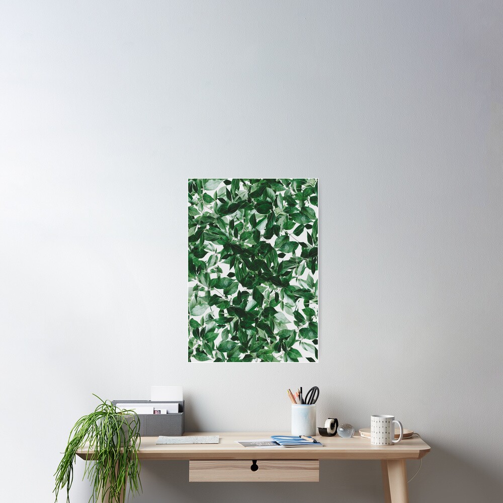 "leaves greenery" Poster by StudioRuiFaria | Redbubble