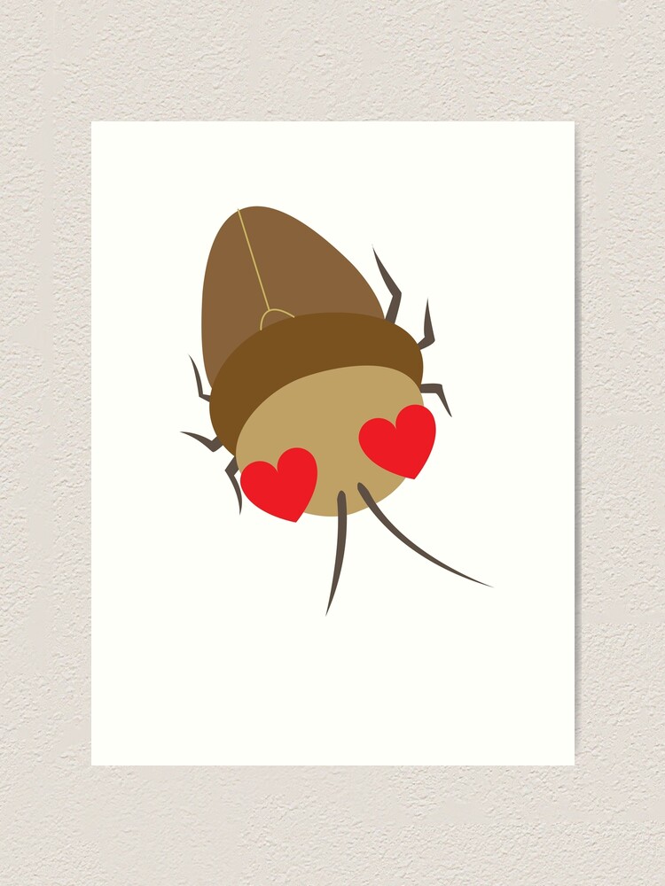 "Cockroach Emoji " Art Print by HippoEmo | Redbubble