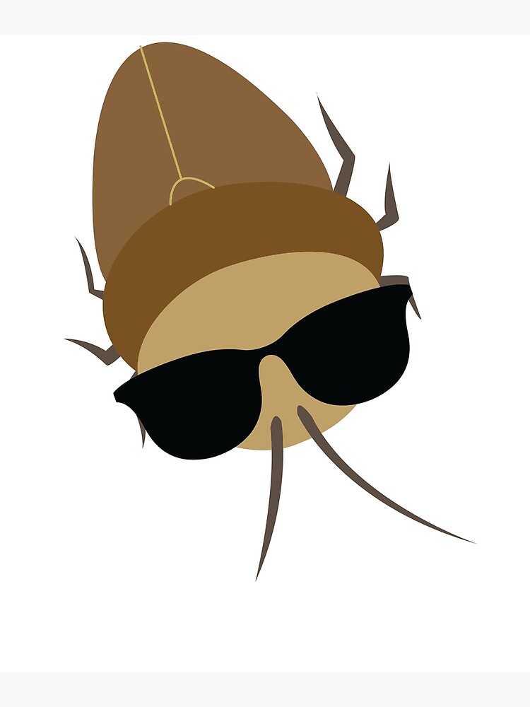 "Cockroach Emoji " Metal Print for Sale by HippoEmo | Redbubble