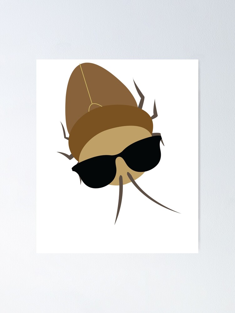 "Cockroach Emoji " Poster for Sale by HippoEmo | Redbubble