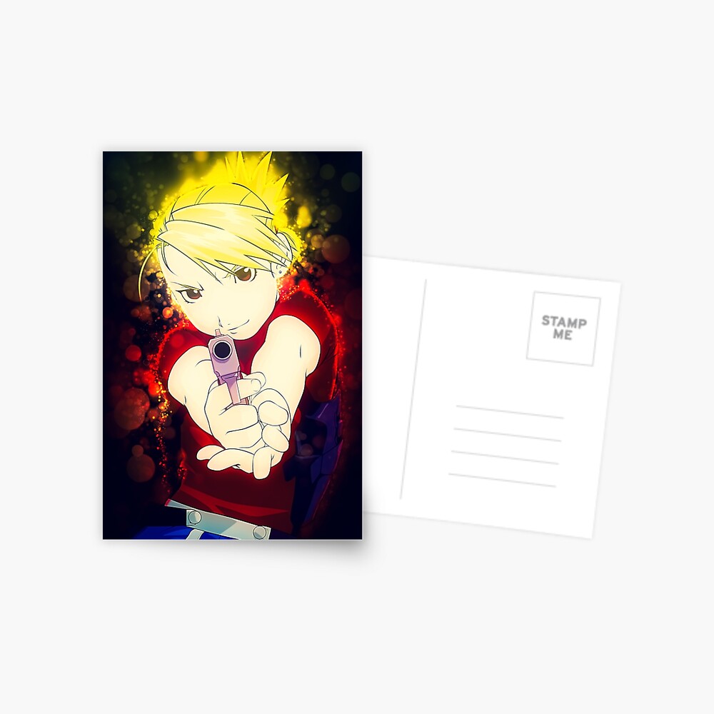 Riza Hawkeye Fullmetal Alchemist Fanart Anime Waifu Postcard For Sale