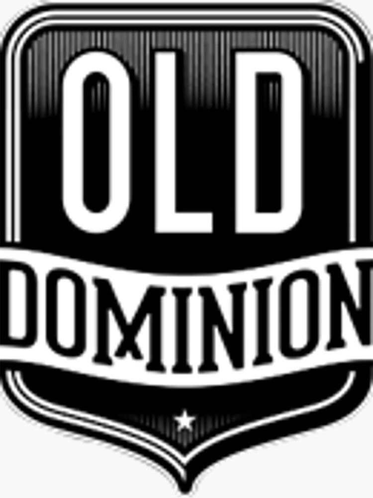 "Old Dominion logo" Sticker for Sale by sumaatlantas | Redbubble